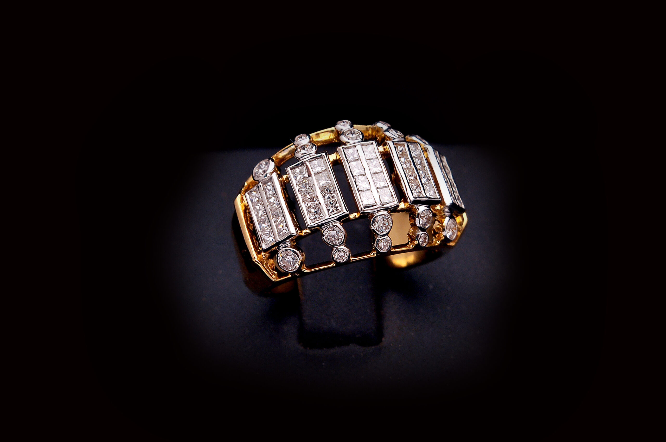 Royal Baguette Cascade Ring – Akuls Jewels